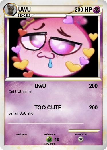 Pokémon UWU 128 128 - UwU - My Pokemon Card