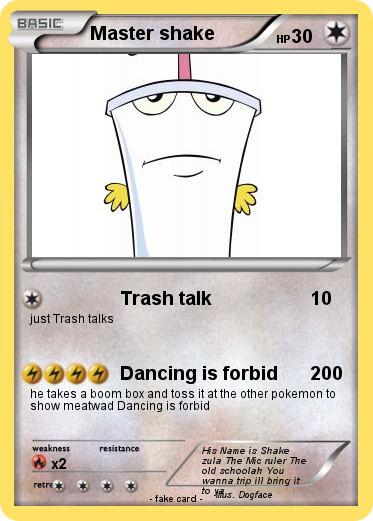 Pokémon Master shake 8 8 - Trash talk - My Pokemon Card