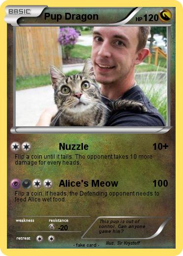 Pokémon Pup Dragon - Nuzzle - My Pokemon Card
