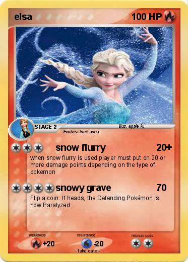 Pokémon elsa 805 805 - snow flurry - My Pokemon Card