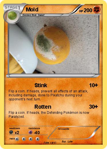 Pokémon Mold 6 6 - Stink - My Pokemon Card
