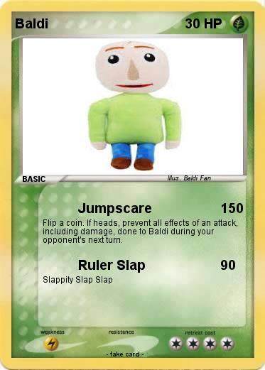 Pokémon Baldi 188 188 - Jumpscare - My Pokemon Card
