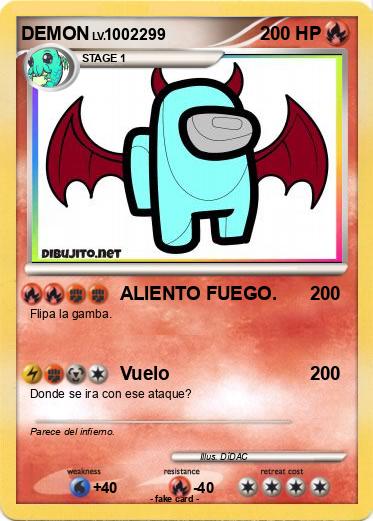 Pokémon DEMON 2613 2613 - ALIENTO FUEGO. - My Pokemon Card
