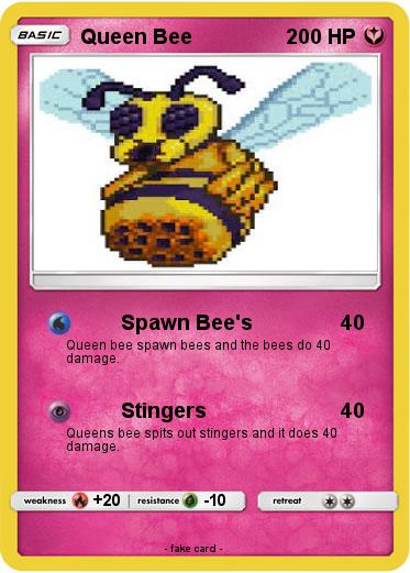 Pokémon Queen Bee 22 22 - Spawn Bee's - My Pokemon Card