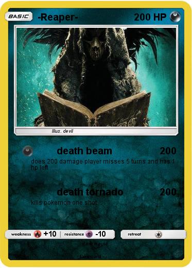 Pokémon Reaper 395 395 - death beam - My Pokemon Card