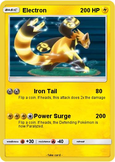Pokémon Electron 97 97 - Iron Tail - My Pokemon Card