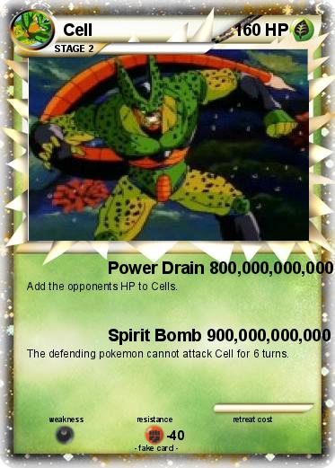 Pokémon Cell 247 247 - Power Drain 800,000,000,000 - My Pokemon Card