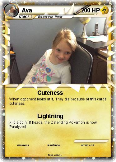 Pokémon Ava 111 111 - Cuteness - My Pokemon Card