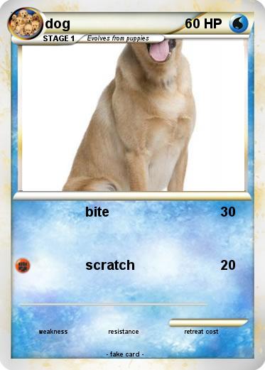 Pokémon dog 1558 1558 - bite - My Pokemon Card