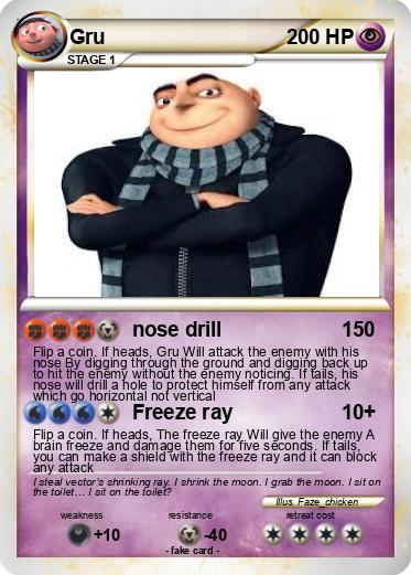 Pokémon Gru 315 315 - nose drill - My Pokemon Card