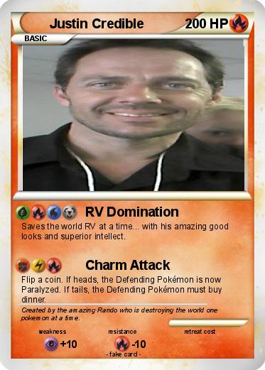 Pokémon Justin Credible - RV Domination - My Pokemon Card