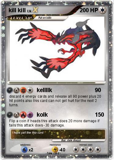 Pokémon kill kill 6 6 - kellllk - My Pokemon Card
