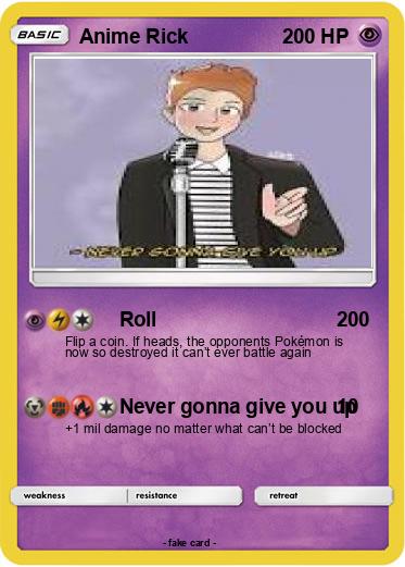Pokémon Anime Rick - Roll - My Pokemon Card