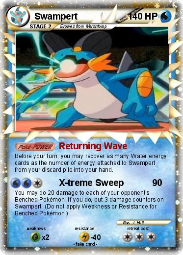 Pokémon Swampert 156 156 - Returning Wave - My Pokemon Card