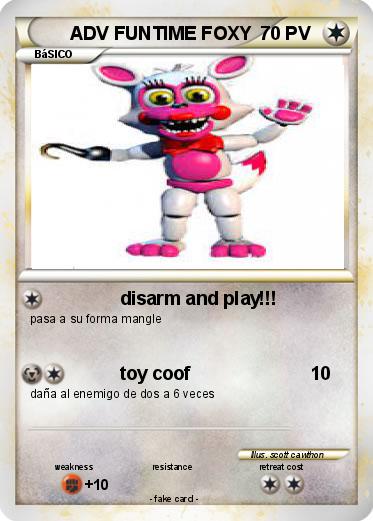 Pokémon ADV FUNTIME FOXY - disarm and play!!! - Mi carta pokémon