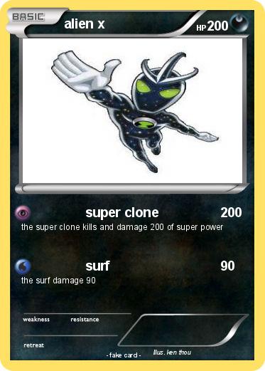Pokémon alien x 59 59 - super clone - My Pokemon Card