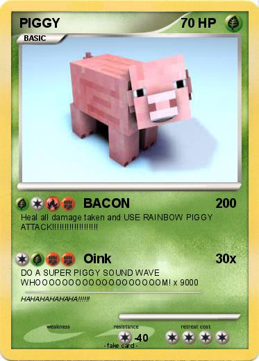 Pokémon PIGGY 270 270 - BACON - My Pokemon Card