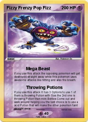 Pokémon Fizzy Frenzy Pop Fizz 1 1 - Mega Beast - My Pokemon Card