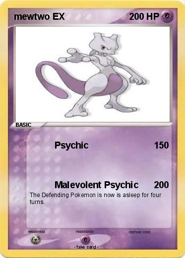 Pokémon mewtwo EX 295 295 - Psychic - My Pokemon Card