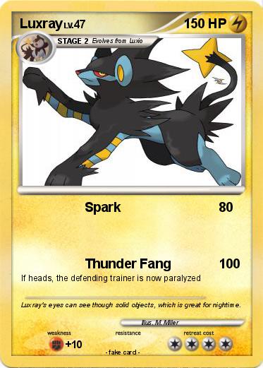 Pokémon Luxray 885 885 - Spark - My Pokemon Card