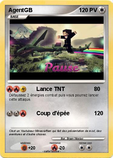 Pokémon AgentGB 2 2 - Lance TNT - Ma carte Pokémon