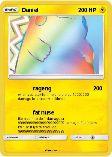 Pokémon Daniel 1182 1182 - rageng - My Pokemon Card