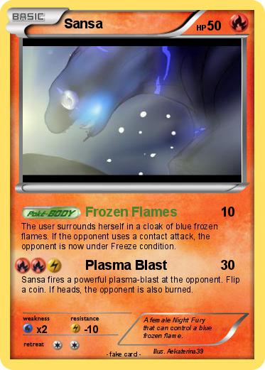Pokémon Sansa - Frozen Flames - My Pokemon Card