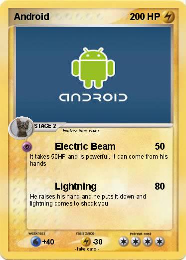 Pokémon Android 277 277 - Electric Beam - My Pokemon Card