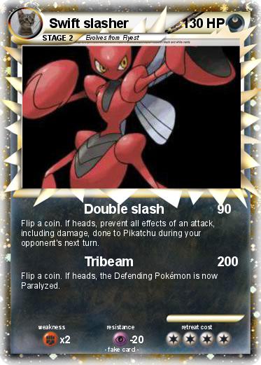 Pokémon Swift slasher - Double slash - My Pokemon Card