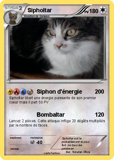 Pokémon Sipholtar - Siphon d'énergie - Ma carte Pokémon