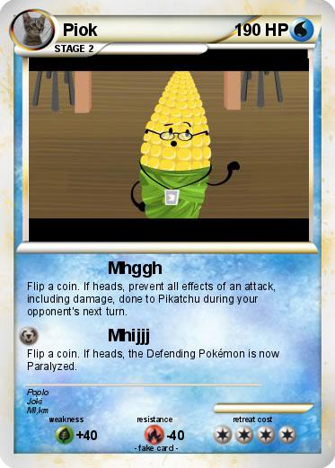 Pokémon Piok - Mhggh - My Pokemon Card