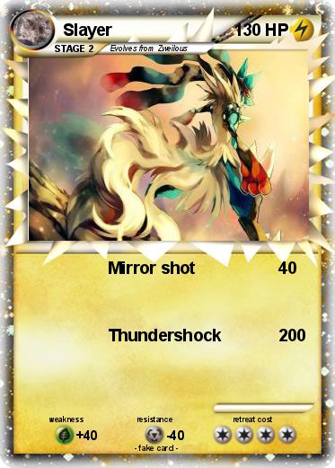Pokémon Slayer 58 58 - Mirror shot - My Pokemon Card