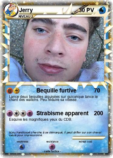 Pokémon Jerry 460 460 - Bequille furtive - Ma carte Pokémon