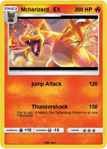 Pokémon Mcharizard EX 158 158 - jump Attack - My Pokemon Card