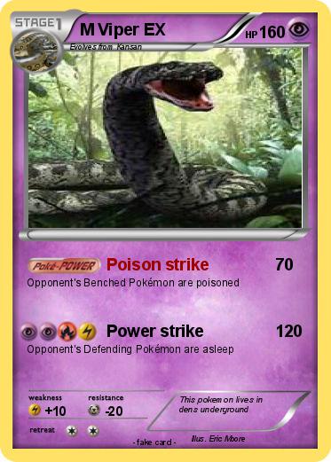 Pokémon M Viper EX - Poison strike - My Pokemon Card