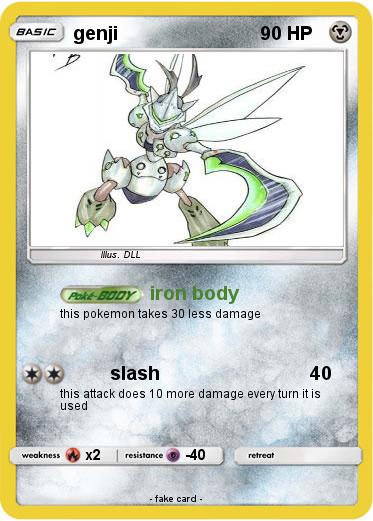 Pokémon genji 177 177 - iron body - My Pokemon Card