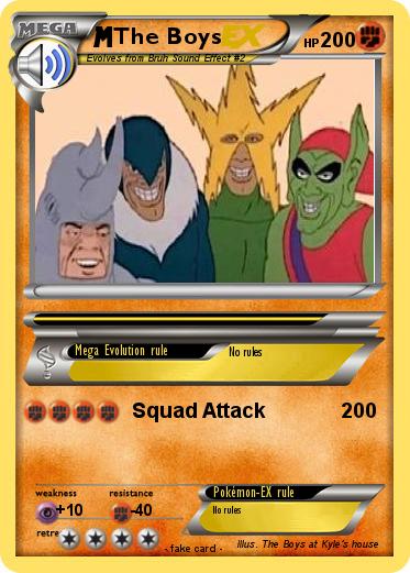 Pokémon The Boys 15 15 - Squad Attack - My Pokemon Card
