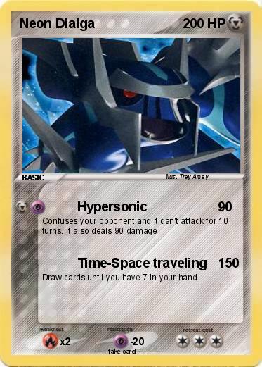 Pokémon Neon Dialga 1 1 - Hypersonic - My Pokemon Card