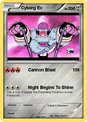 Pokémon Cyborg Ex 3 3 - Cannon Blast - My Pokemon Card