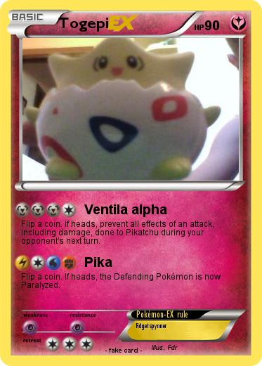 Pokémon Togepi 222 222 - Ventila alpha - My Pokemon Card