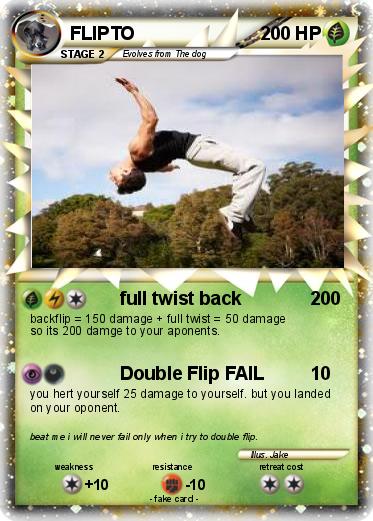 Pokémon FLIPTO - full twist back - My Pokemon Card