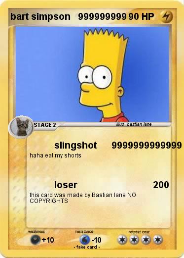 Pokémon bart simpson 999999999 1 1 - slingshot 9999999999999 - My ...