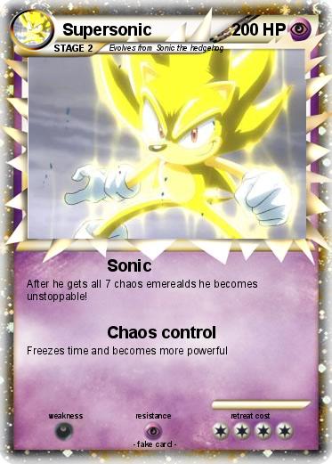 Pokémon Supersonic 104 104 - Sonic - My Pokemon Card