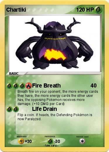 Pokémon Chartiki - Fire Breath - My Pokemon Card