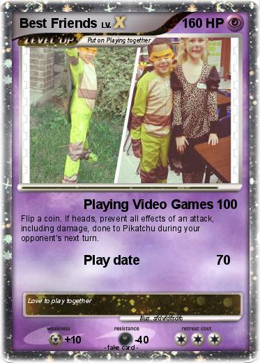 Pokémon Best Friends 87 87 - Playing Video Games - My Pokemon Card