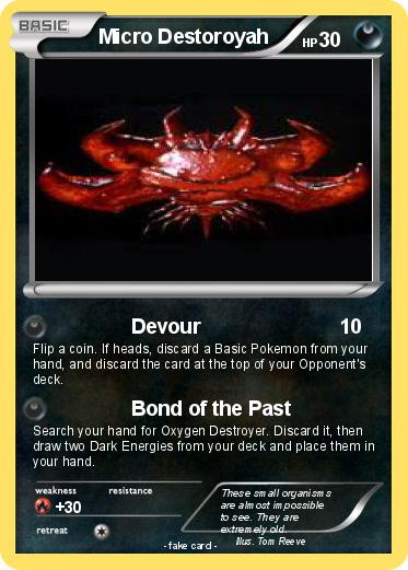 Pokémon Micro Destoroyah - Devour - My Pokemon Card
