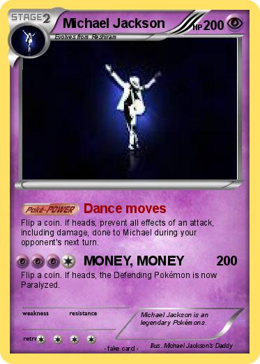 Pokémon Michael Jackson 1503 1503 - Dance moves - My Pokemon Card