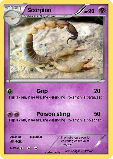 Pokémon Scorpion 649 649 - Grip - My Pokemon Card