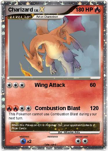 Pokémon Charizard 8058 8058 - Wing Attack - My Pokemon Card