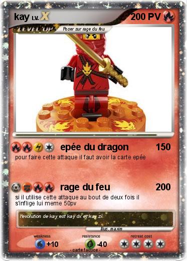 Pokémon kay 25 25 - epée du dragon - Ma carte Pokémon